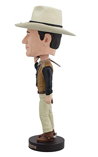 Royal Bobbles John Wayne Cowboy Bobblehead, Premium Polyresin Lifelike Figure, Unique Serial Number, Exquisite Detail