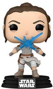 funko pop star wars: the rise of skywalker ep. 9 - rey with 2 light sabers collectible vinyl bobblehead