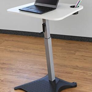 Safco Products 1964WH Focal Brio Adjustable-Height Standing Desk, White