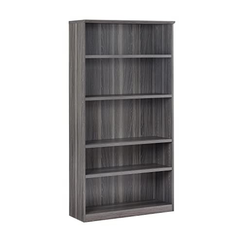 Safco Bookcase, Gray Steel Laminate