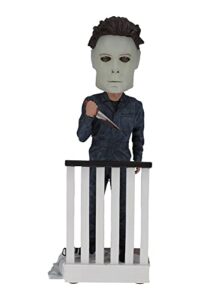 royal bobbles michael myers glow in the dark bobblehead, john carpenter’s 1978’s halloween, premium polyresin lifelike figure, unique serial number, exquisite detail