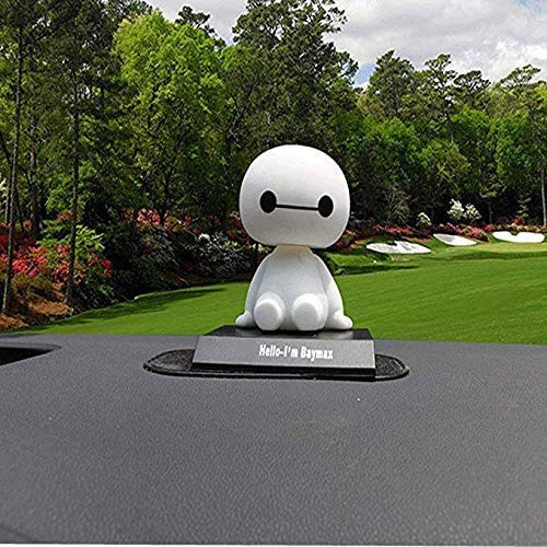 DANUC Pop Big Hero 6 Baymax Cute Cartoon Bobblehead Doll Toy Car Accessories/Dashboard Bobblehead for Car/ Interior Decoration, Bobble Head Toy Gift