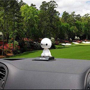 DANUC Pop Big Hero 6 Baymax Cute Cartoon Bobblehead Doll Toy Car Accessories/Dashboard Bobblehead for Car/ Interior Decoration, Bobble Head Toy Gift