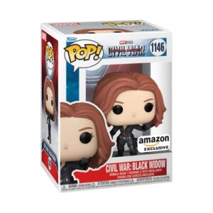 Funko Pop! Marvel: Captain America: Civil War Build A Scene - Black Widow, Amazon Exclusive, Figure 4 of 12