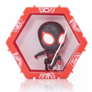 WOW! PODS Avengers Collection - Miles Morales | Superhero Light-Up Bobble-Head Figure | Official Marvel Collectable Toys & Gifts