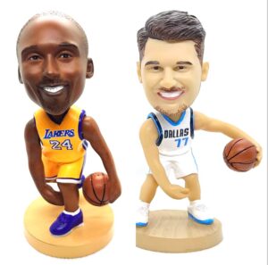 manyi kobe & luka dončić bobble head series action figure collection figurines