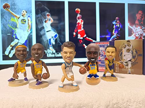 MANYI Kobe & Luka Dončić Bobble Head Series Action Figure Collection Figurines