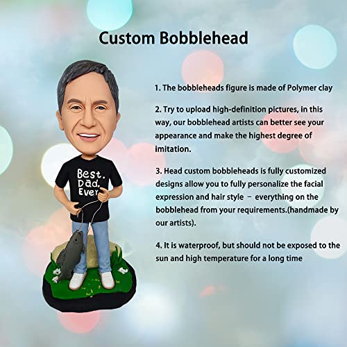 mydedor Custom Bobbleheads Figurine Customized Doll, Boss Custom Bobblehead, Bobble Head Figures Handmade Personalized Sculpture Gift for Man