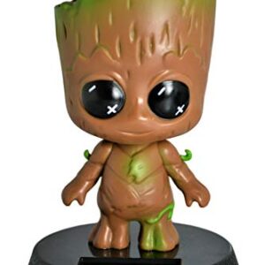 SM.Y.Toys & Accessories Cute Solar Powered Groot Bobblehead Home Office Ultra Detail Collectible Relaxing Toy (Solar Groot)