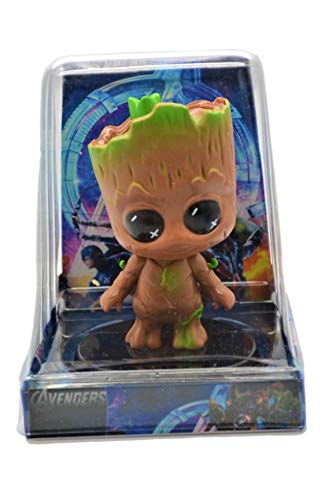 SM.Y.Toys & Accessories Cute Solar Powered Groot Bobblehead Home Office Ultra Detail Collectible Relaxing Toy (Solar Groot)