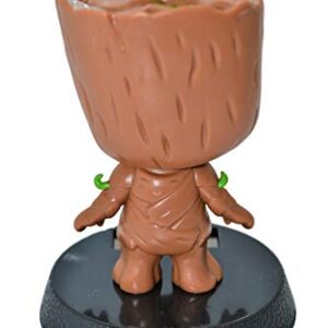 SM.Y.Toys & Accessories Cute Solar Powered Groot Bobblehead Home Office Ultra Detail Collectible Relaxing Toy (Solar Groot)