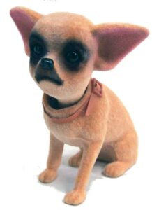 stand up moving head chihuahua small bobble dog