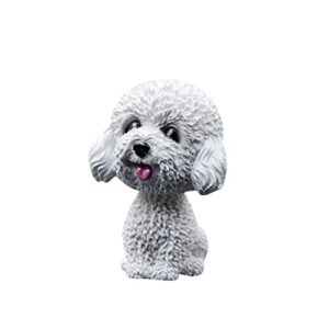 fulenyi bobble head car decoration nodding dog ornaments high emulation dog dashboard crafts dog lover gift for car vehicle desk decor baby kids toy