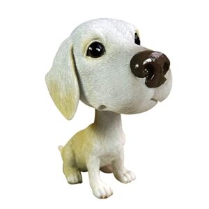 leutsin puppy bobble head dogs bobbing heads car dash puppy car decoration personalized bobblehead dolls, cool bobbleheads for car dashboard ornaments figure gift, car interior accessories