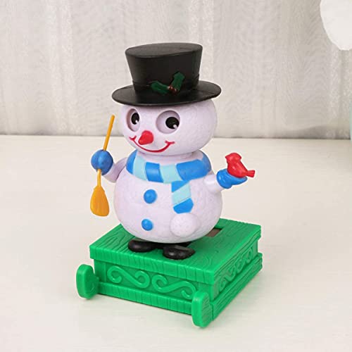 Christmas Solar Bobble Shaking Head Dancing Toy Head Shaking Doll Snowman Figurine Statue Car Dash Board Ornaments for Car Vehicle Decoration