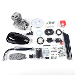 bicycle motor kit,100cc 2-stroke 36 tooth sprocket,gas motorized motor bicycle engine complete modified kit upgraded engine kit black for most 26" /28" bikes bicycle scooter