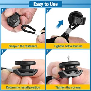 Cable Management Under Desk,Wire Hiders for Desk Flexible Under Desk Cable Management Tray Large Capacity Cord Management Under Desk for Office, Standing Desk,Home,Cable Organizer Desk 25 * 9"-8 Hook