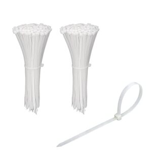 200 pack bulk koowin small 4 inch nylon plastic cable zip ties wire wraps white