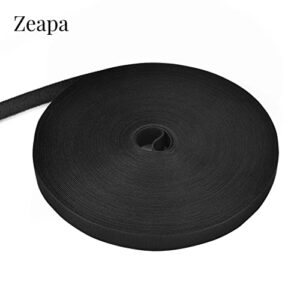 150ft*3/5in Cable Ties, Wire Cord Straps Management, Self-fastening, Wrap Anything, Cut to Any Length, Reusable, Sturdy, Double Side Nylon Hook and Loop, for Communication, Office, Home, Black