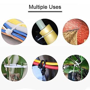 Zip Ties, 500 Pcs Adjustable Durable Self locking Black Nylon Zip Cable Ties for Home Office Garage Workshop Heavy Duty