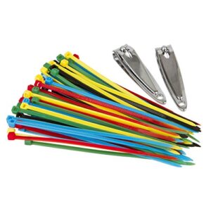 travelon travel accessories secure-a-bag cable ties - multi-color