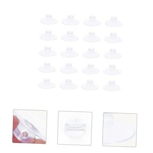 Healeved 20pcs String Open Clamp Suction Cup Desktop Stand Clear Cable Clips Cable Holders for Cords Suction Cup Cable Clips Wall Cable Organizer Mini Shower Caddy Suction Wall Cable Fixer