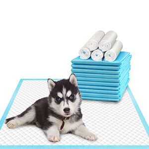 deep dear pet training and puppy pads 24"x24", regular super absorbent pee pads for dogs, leak-proof potty training pads for puppies, cats, rabbits, disposable pet pads for housetraining 75-count