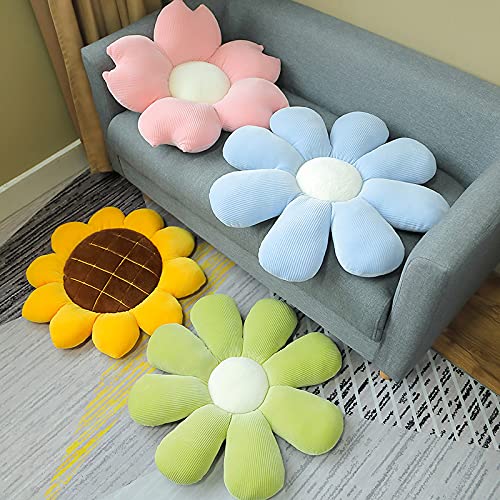 Mozacona Sakura Soft Plush Throw Pillow Flower Pillow Plush Cushion