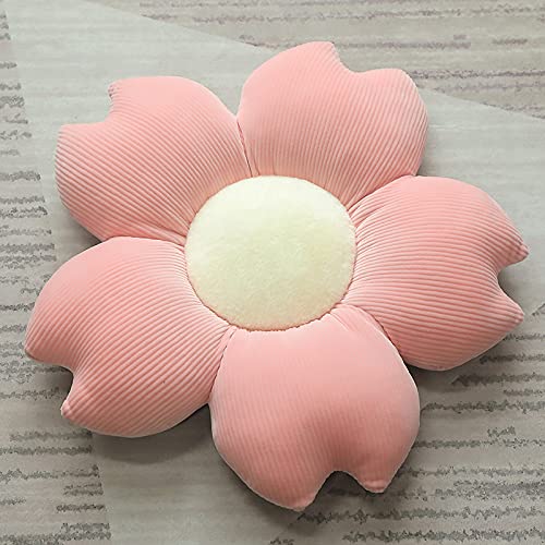 Mozacona Sakura Soft Plush Throw Pillow Flower Pillow Plush Cushion