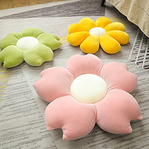 Mozacona Sakura Soft Plush Throw Pillow Flower Pillow Plush Cushion