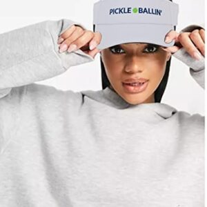 Pickleball Visor | Pickle Ball Hat for Women and Men | Pickleball Gift White