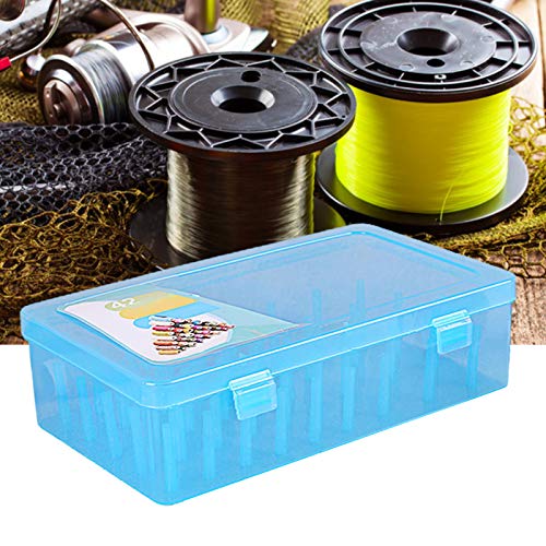 s Sewing Thread Box, 42 Spool Sewing Thread Storage Box Organiser Containers Large Capacity Sewing Thread Holder Plastic Sewing Thread Organizer for Sewing, Embroidery, Quilting Blue