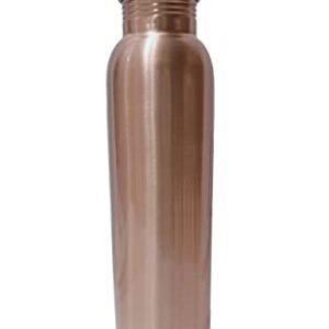 Pure Copper Water Bottle 34 Oz Ayurvedic Leak Proof copper vessel copper water storage 1 litre copper water bottle for ayurvedic health benefits Birthday Gift , Wedding Gift, Valentine day Gift