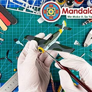 Mandala Crafts Model Tool Kit - Hobby Building Tool Hardware Basic Set with Hobby Clippers Model Tweezers for Plastic Model Car Dollhouse