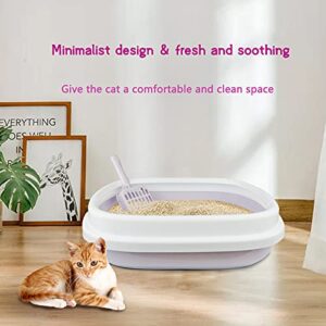 SIVEIS 12 Piece Kitten Cat Starter Kit,Kitten Litter Box Starter Kit,Kitten Accessories for Indoor Cats/Cat Cages Indoor,Cat Litter Box & Scoop,Cat Scratch Pad,Double Cat Bowls,Kitten Toys,Pet Spoon