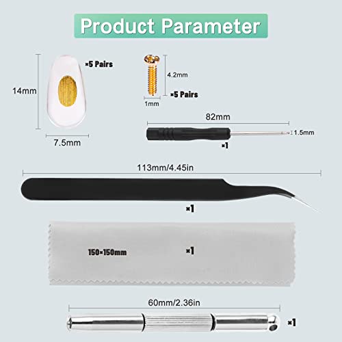 Glasses Repair Golden Screws, Mirror Leg Screws, Nose Holder Screws, Accessories, Maintenance Tools, Repair Screwdriver Sets