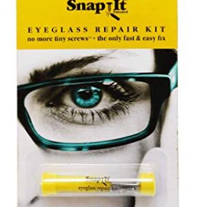 Snapit EyeGlass Repair Kit, With Long Easy Fit Screws And Micro Screwdriver. Perfect For Fixing Sunglasses, Spectacles, Glasses And Reading Glasses. Used By Opticians.