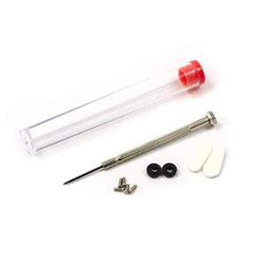 Universal Compact Eye Glass Repair Kit with Screwdriver, 11pc Fix Broken Glasses Vision Care