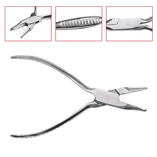 SPEEDWOX Adjusting Eyeglass Arms Frame Nose Pad Plier 6 Inches Eyeglasses Repairing Plier Stainless Steel Optical Hand Tool Eye Glasses Repair clamp