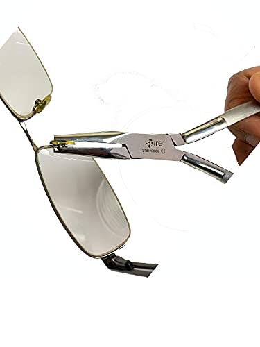 Spire tools ® Nose Pad Arm Adjusting Pliers Eyeglass Arms Frame Eyeglasses Nose Pad Remover, Multi-purpose Optical Optician Tool for Glasses Repair Assembling & Adjusting