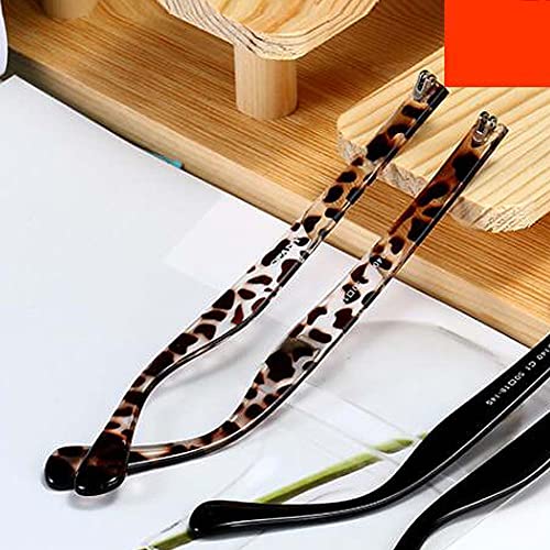 1 Pair Leopard Print Eyeglass Temples Plastic Glasses Replacement Arms Eyeglass Repair Kit Sunglass Replacement Parts 14.5cm