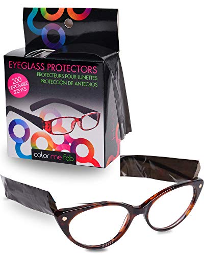 FRAMAR Eyeglass Sleeves - Covers for Eye Glasses against Hair Color, Hair Dye - 200 ct