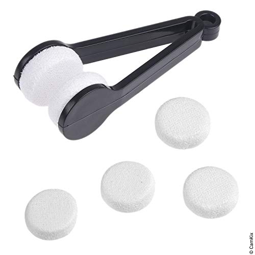 Cleaning Kit for Eyeglasses/Sunglasses - Lens Cleaning Tool with 2 Sets of Spare Pads, Lens Cleaning Spray Bottle, 3 Microfiber Cloths - Quick and Easy to Use - Immaculate Results