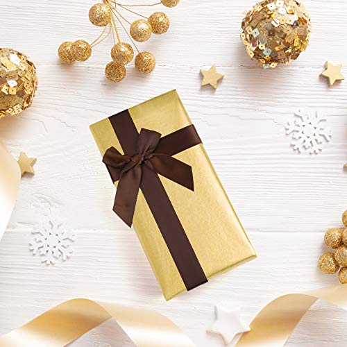 CHRORINE 50 Sheets Tissue Paper Gold Silver Black Wrapping Paper Bulk for Graduation Wedding Birthday DIY and Craft Decor