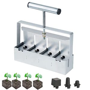 manual soil block maker micro soil blocker set (4 soil blocker)