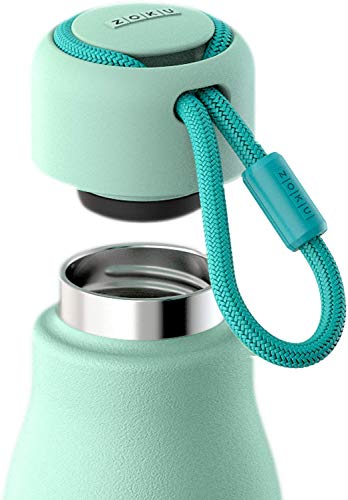 ZOKU Stainless Steel Bottle, 16.9 fl oz (500 ml), Cold and Heat Retention, My Bottle, Coffee Portable (Matte Teal)