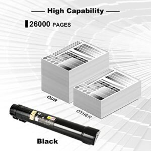 W-Print Remanufactured Toner Cartridge for Xerox Workcentre 7525/7530/7535/7545/7556/7830/7835/7845/7855 Compatible with 006R01513 Black Toner 26000 Pages-1 Pack