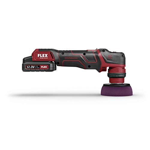 FLEX PXE 80 12.0-EC set USA 12V Cordless Multi-Polisher-Set, Includes Two 2.5Ah Batteries, One Charger & Soft Bag