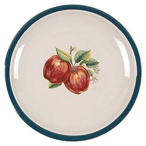 china pearl apples chop plate (round platter)