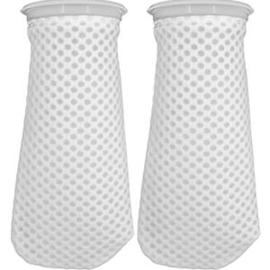 4 inch Honeycomb Filter Socks,4 inch Filter Sock for Saltwater Aquarium,4 inch Ring by 10 inch Long (2 Pack)